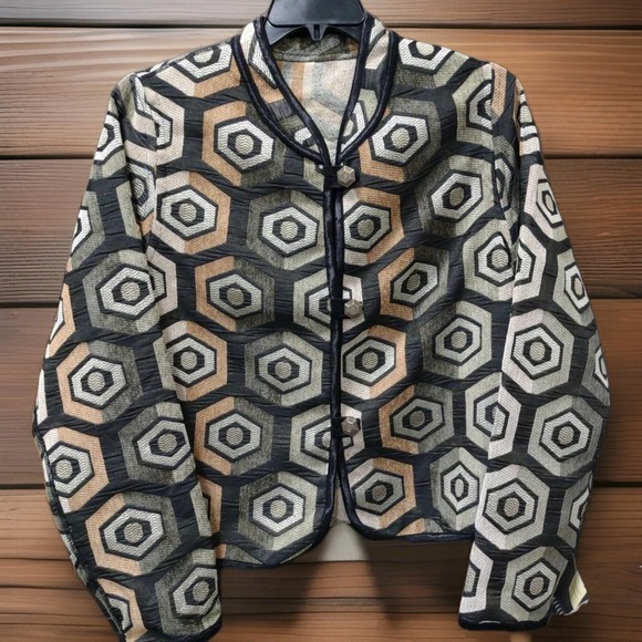 Jackets & Coats | Women Chinese Tang Spring Suit Jacket Hexagon Design ...